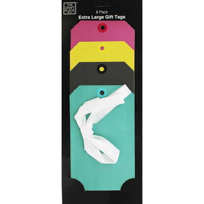 Extra Large Gift Tags - Pack of 8 From 0.10 GBP | The Works