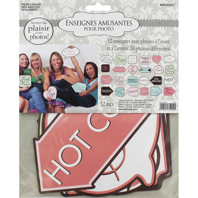 Hen Party Photo Props - Pack of 24 From 0.10 GBP | The Works