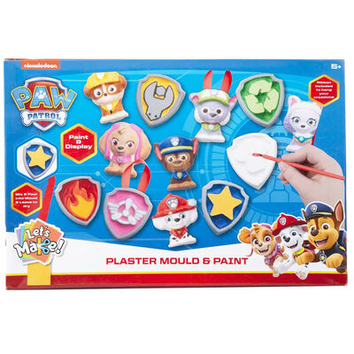 Paw Patrol Plaster Mould & Paint Set From 2.50 GBP | The Works