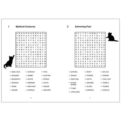 Purrfect Puzzles Wordsearch By Eric Saunders | The Works