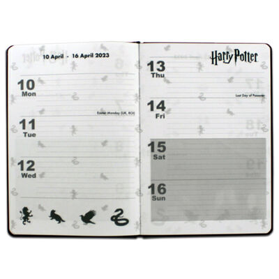 A5 Harry Potter Hogwarts 2023 Diary From 0.50 GBP | The Works