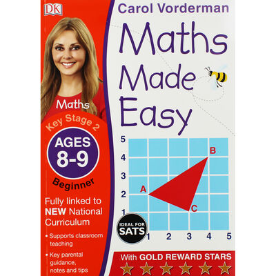 Maths Made Easy: Ages 8-9 By Carol Vorderman | The Works
