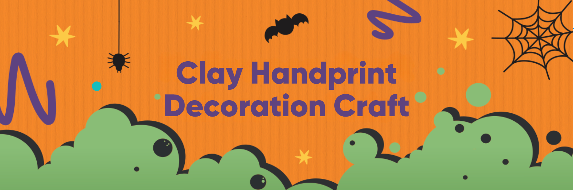 DIY Halloween Handprint Decorations with Clay | The Works