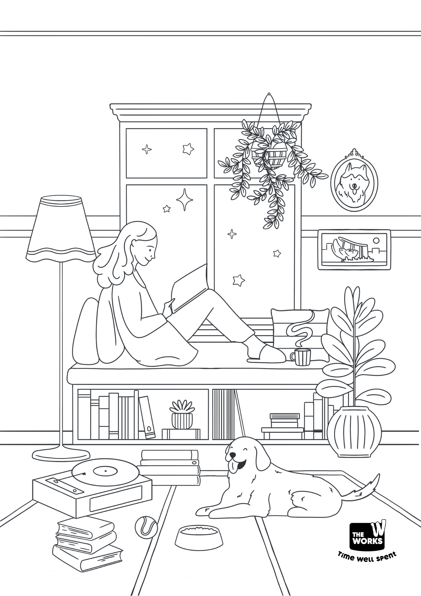free printable cozy coloring pages for adults